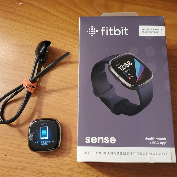 fitbit | Accessories | Fitbit Sense Tracker Damaged Screen Works | Poshmark